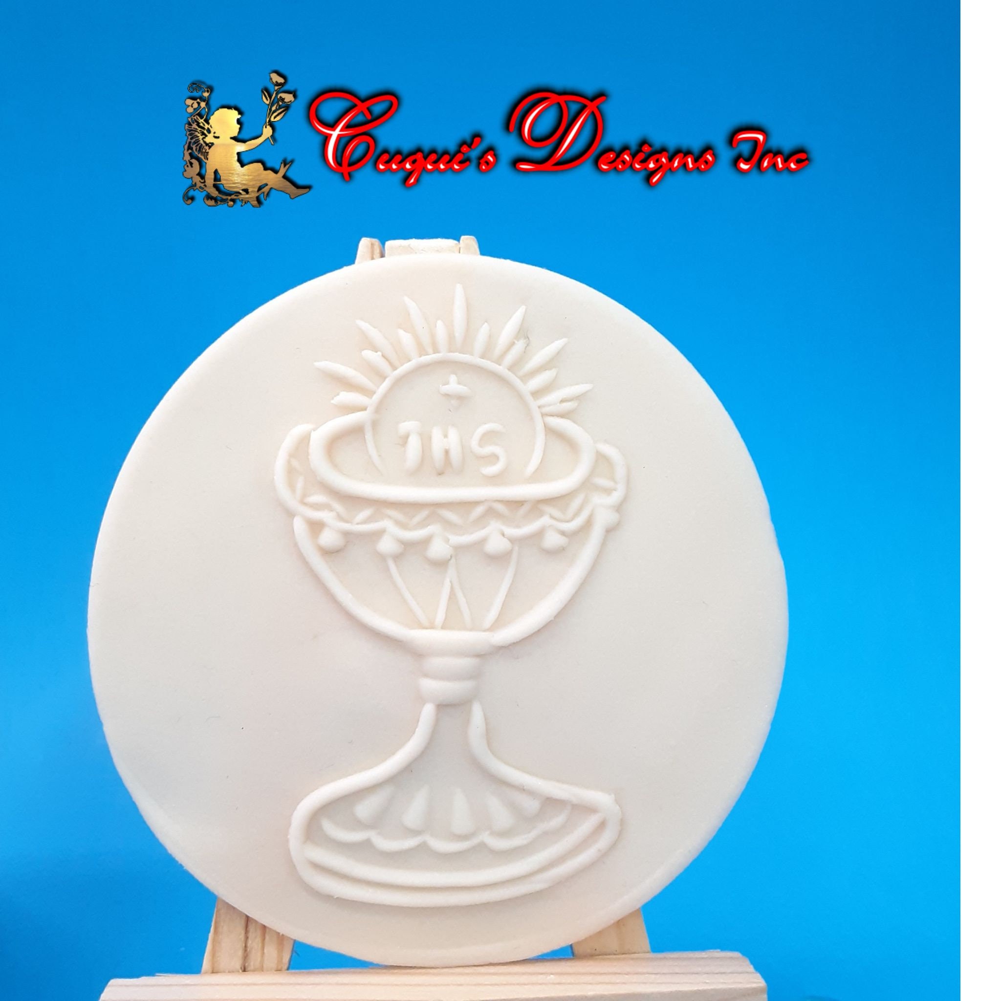 Chalice Embosser Stamp / Religious Embosser Stamp /push & Lift Embosser ...