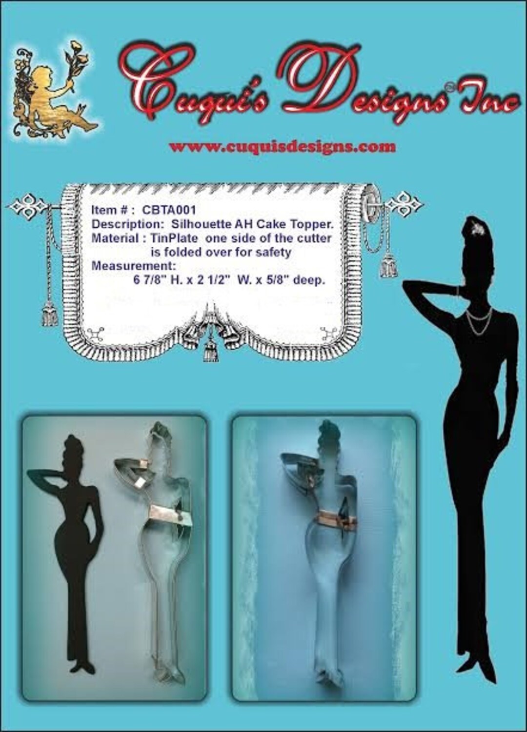 Designer Cake Topper Breakfast at Tiffany DIY Theme Cake Topper Cutter ...