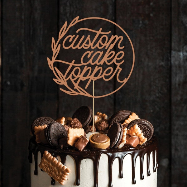 Picture Frame Cake Topper - Etsy