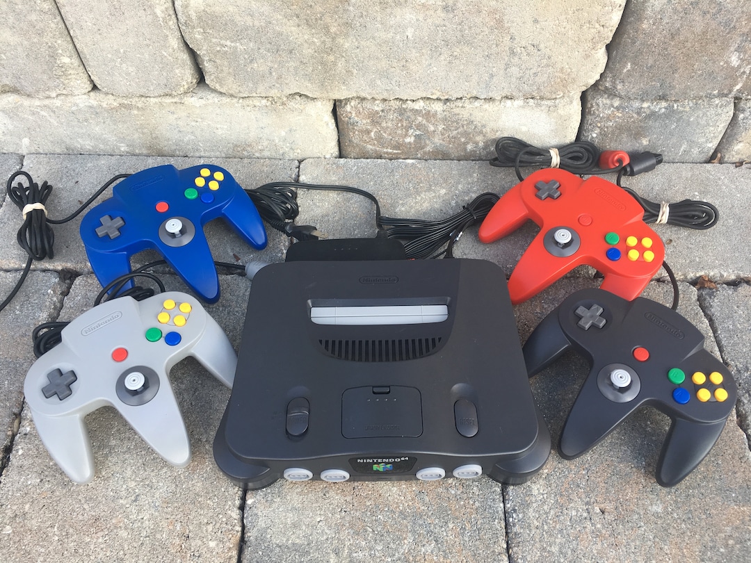 N64 Nintendo 64 Console With OEM Original CONTROLLERS! Choose ...