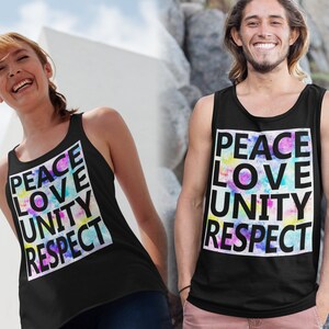 Plur Rave Tank Top Edm Shirt, Kandi Wear Raver Outfit, Peace Love Unity ...