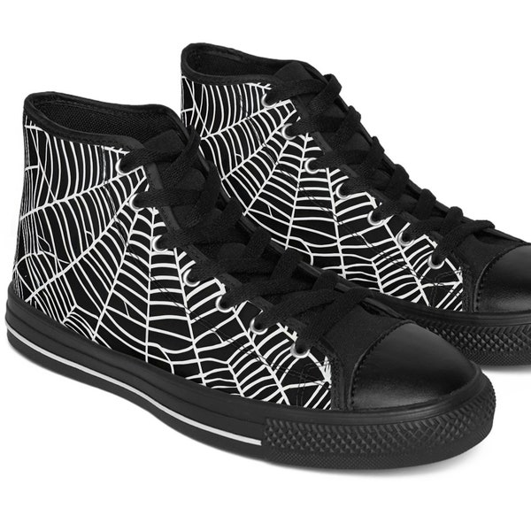 Converse Shoes Spider Web - Etsy