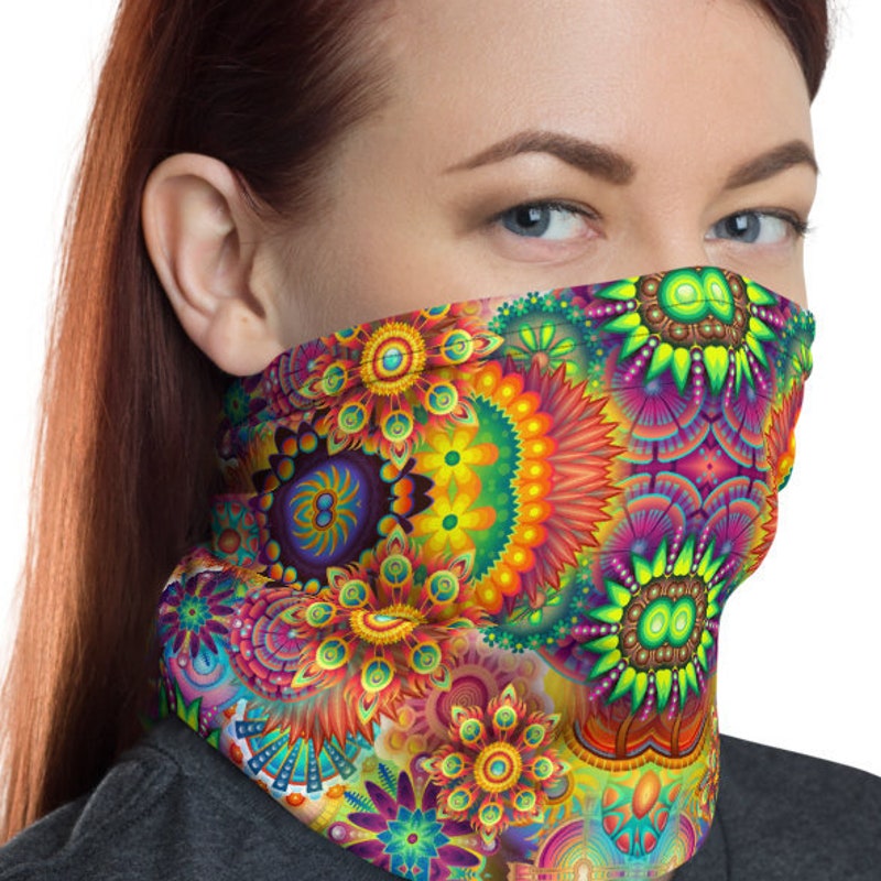 Psychedelic Mask - Etsy