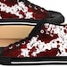Bloody Shoes, Mens Blood Stained Halloween Costume Sneakers, Splattered ...