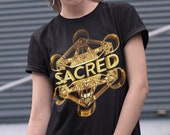 Sacred Geometry Shirt Metatrons Cube Tribe Spiritual Shaman - Etsy