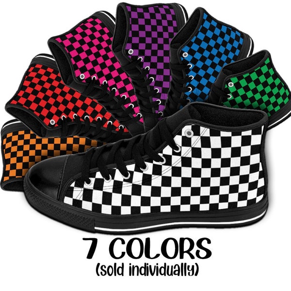 Checkered Top Women - Etsy