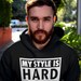 Hardstyle Hoodie, Biohazard Hooded Sweater, Rave Sweatshirt Rawstyle ...