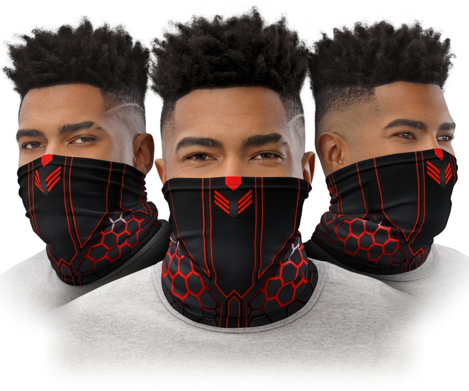 Ninja Face Mask Neck Gaiter Cyberpunk Techwear Futuristic - Etsy