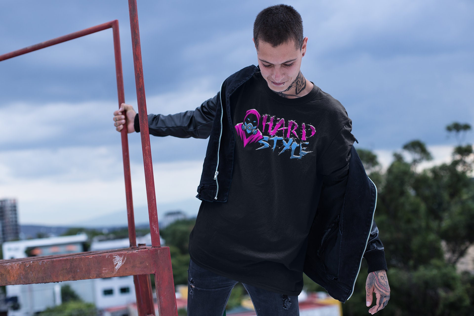 Raw Hardstyle Gasmask Shirt Rave EDM Rawstyle Outfit Hard | Etsy