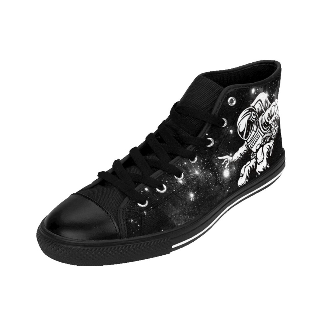 Women Astronaut Rave Shoes Space Galaxy Sneakers Stars High Top Tops ...