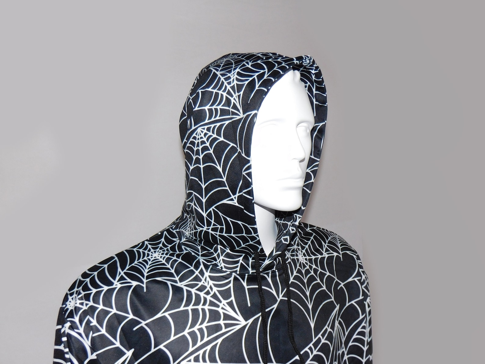 Spiderweb Hoodie Halloween Pullover Sweater Witches Goth Witchy Gothic ...
