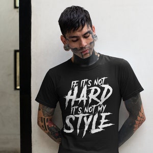 Hardstyle Dj Shirt Rawstyle Tshirt Rave Clothing Outfit Hardcore Hard ...