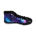 Mens Galaxy Shoes, Space Sneakers Colorful Nebula Universe High Tops ...