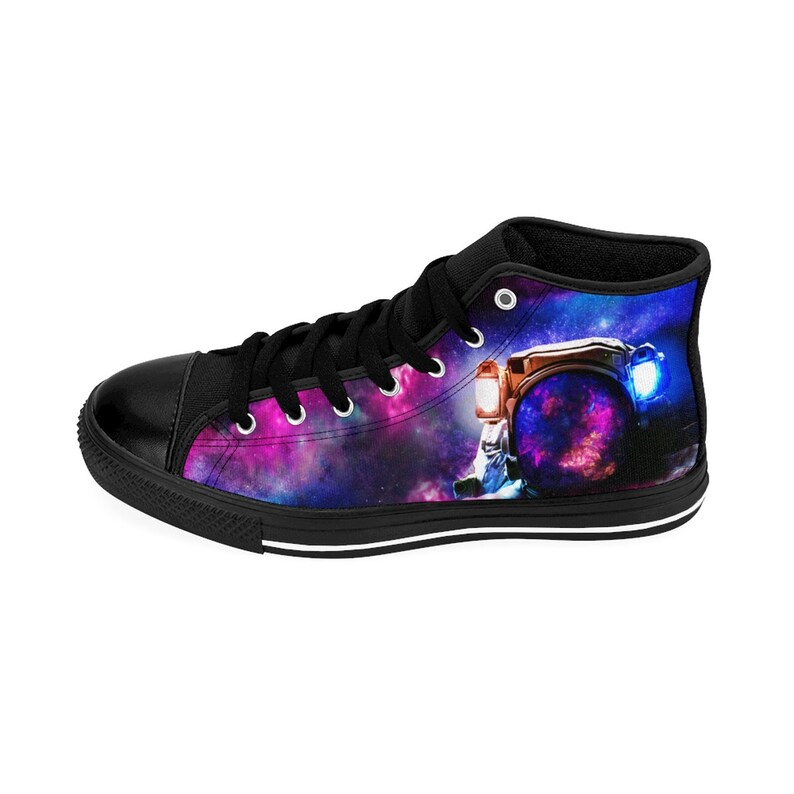 Mens Astronaut Shoes Galaxy Outer Space Nebula Sneakers Rave | Etsy