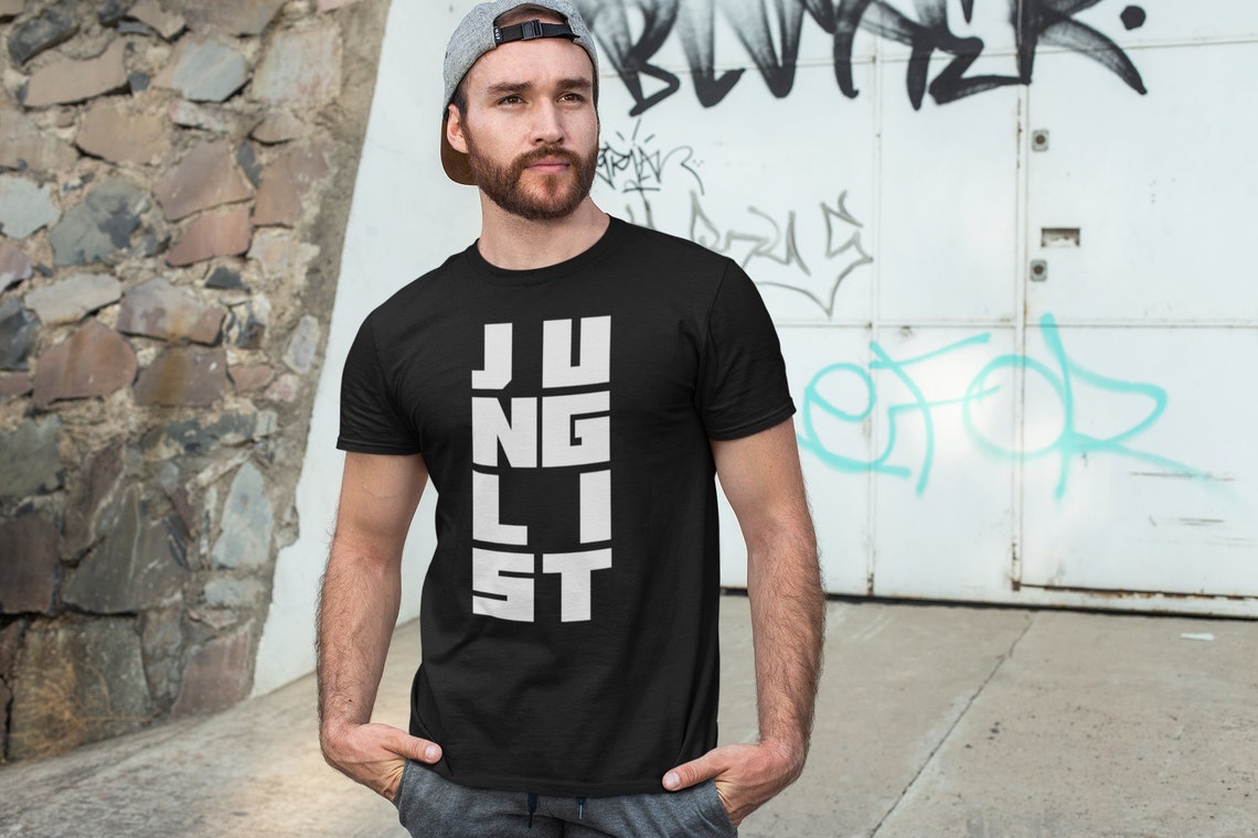 Junglist Shirt Dnb Drum N Bass Vinyl Dj Rave Festival Outfit Etsy 0376