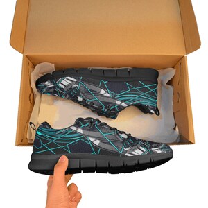 Cyberpunk Sneaker Futuristic Scifi Athletic Running Shoe Anime Cosplay ...