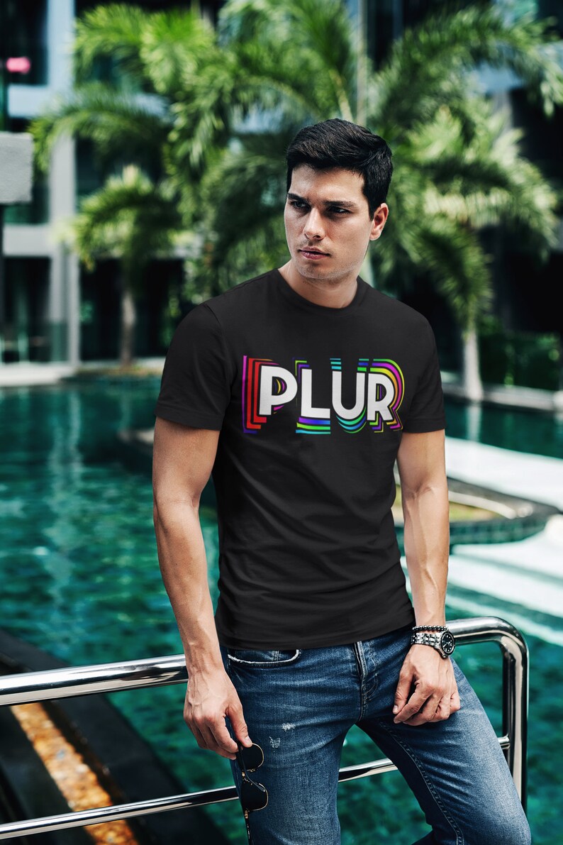 Plur Shirt Rave Kandi Edm Outfit Top Clothes Clothing Peace | Etsy