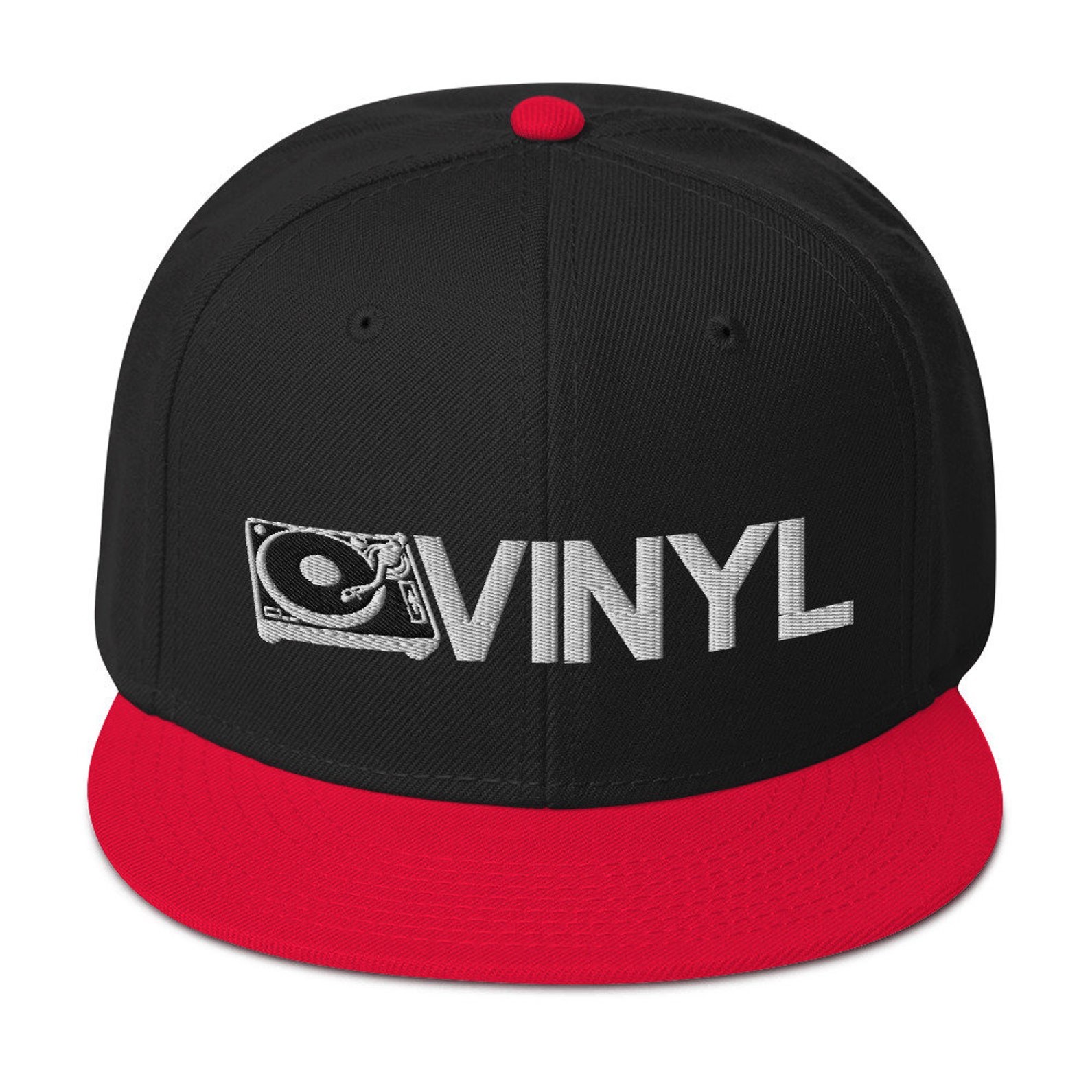 Vinyl Dj Snapback Hat, Gift Idea for Djs Old School Ravers House Hiphop ...