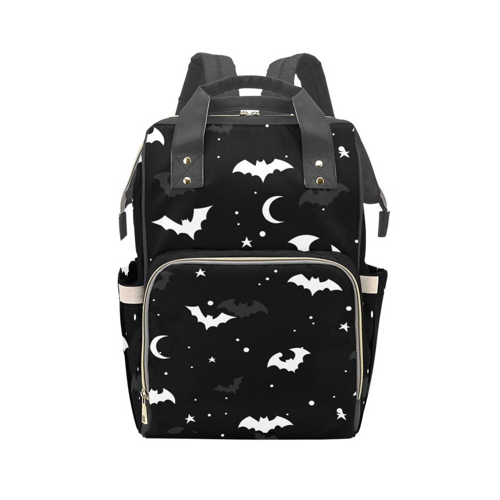 Goth Diaper Bag Backpack Celestial Bats Cute Witchy Baby - Etsy