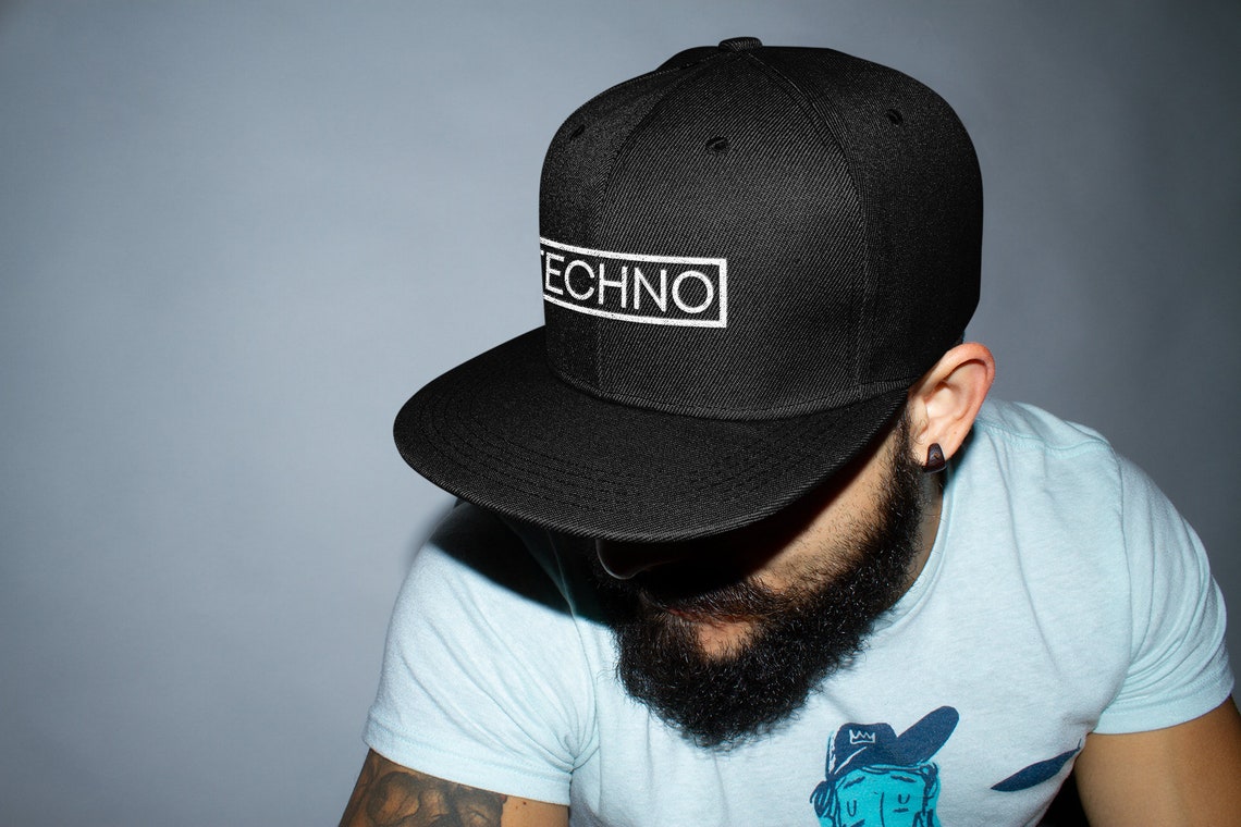 Techno Dj Hat Rave Edm Snapback Mens Festival Clothing Dj Wear | Etsy