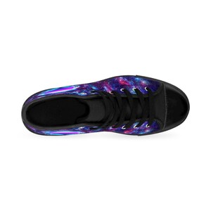 Womens Alien Shoes Galaxy High Tops Space Sneakers Nebula Stars ...
