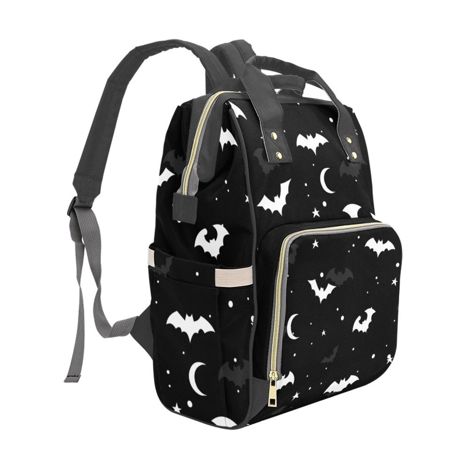 Goth Diaper Bag Backpack Celestial Bats Cute Witchy Baby - Etsy