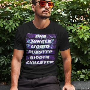 Junglist Rave Shirt, Dnb Drum N Bass Music Clothing, Liquid Jungle ...