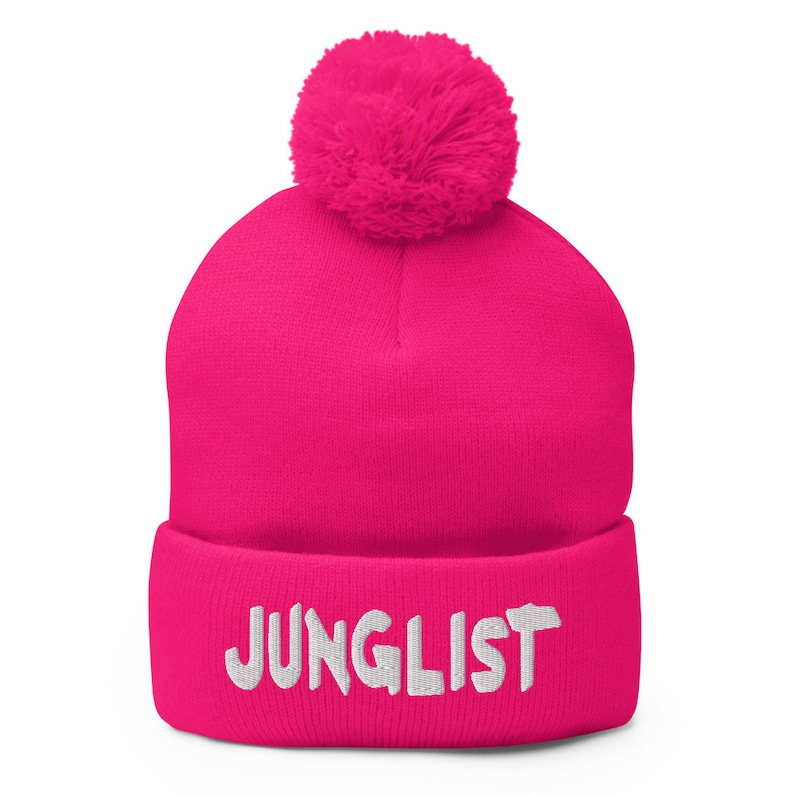 Junglist Dnb Beanie Drum N Bass Head Edm Rave Headbang Skull - Etsy