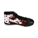 Bloody Shoes, Mens Blood Stained Halloween Costume Sneakers, Splattered ...
