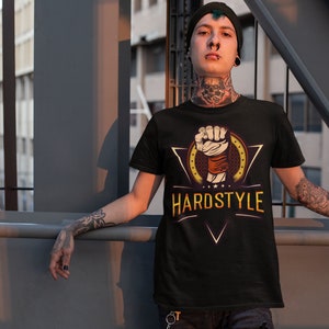 Hardstyle Fist Dj Shirt, Rawstyle Tshirt Outfit Clothing Rave EDM ...