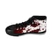Bloody Shoes, Mens Blood Stained Halloween Costume Sneakers, Splattered ...