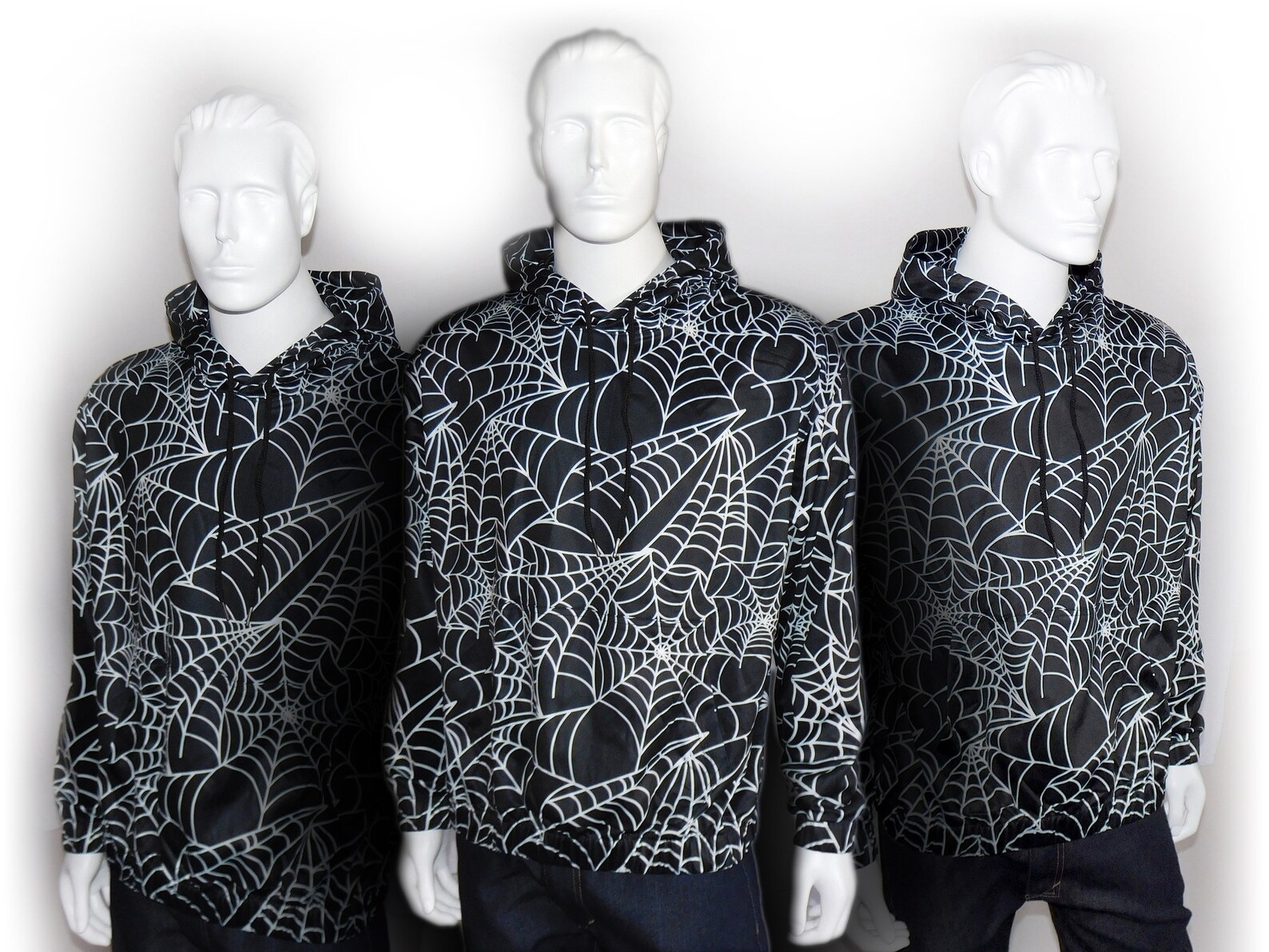 Spiderweb Hoodie Halloween Pullover Sweater Witches Goth | Etsy