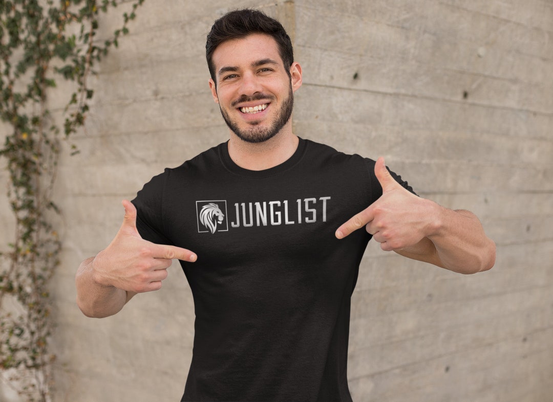 Junglist Lion Shirt, Drum N Bass Dnb Tshirt DJ King of the Jungle ...