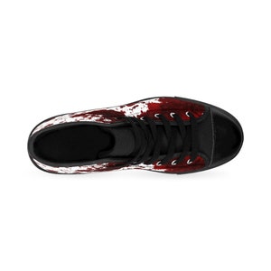 Bloody Shoes, Mens Blood Stained Halloween Costume Sneakers, Splattered ...