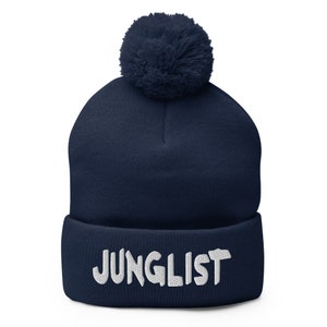 Junglist Dnb Beanie, Drum N Bass Head Edm Rave Headbang Skull Cap ...