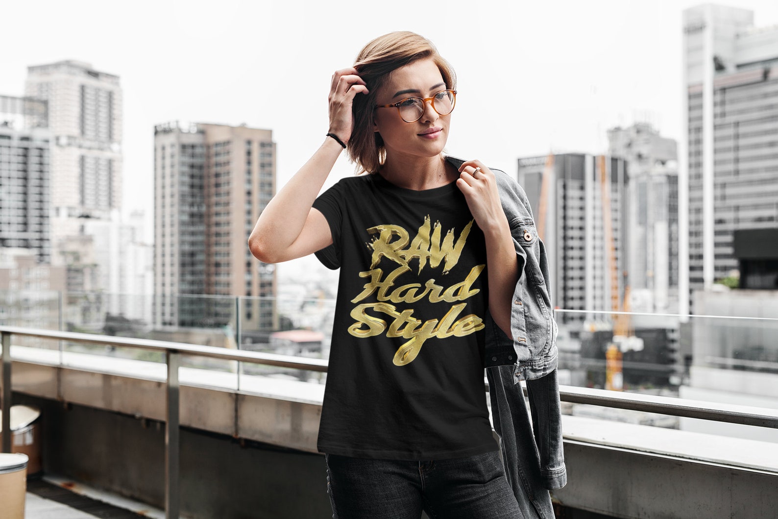 Raw Hardstyle Shirt Rawstyle Tshirt Black Gold Gabber - Etsy
