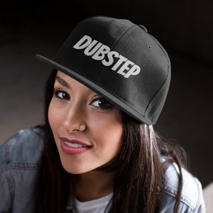 Dubstep Riddim Hat Rave Edm Snapback Bass Head Music Trap Wub Dub Grime ...