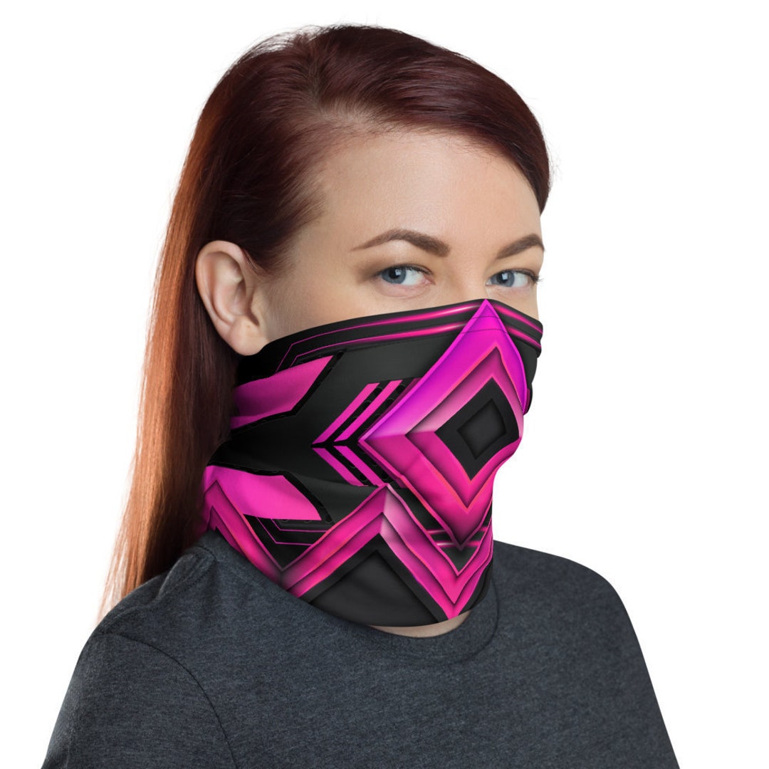 Future Armor Face Mask Cyberpunk Neck Gaiter Sci-fi Ninja Futuristic ...