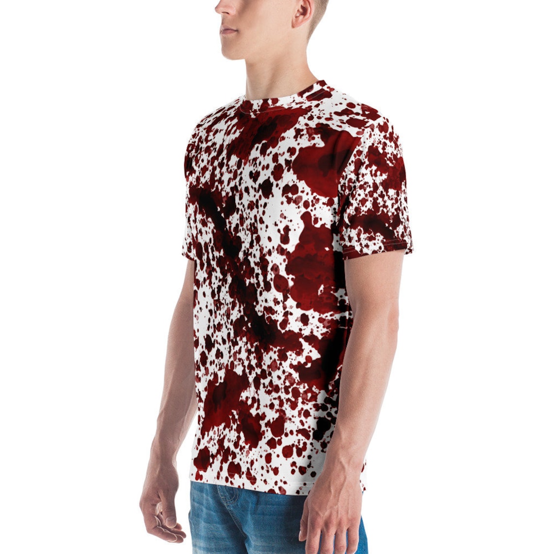 Blood Splattered Shirt Bloody Halloween Vampire Costume - Etsy