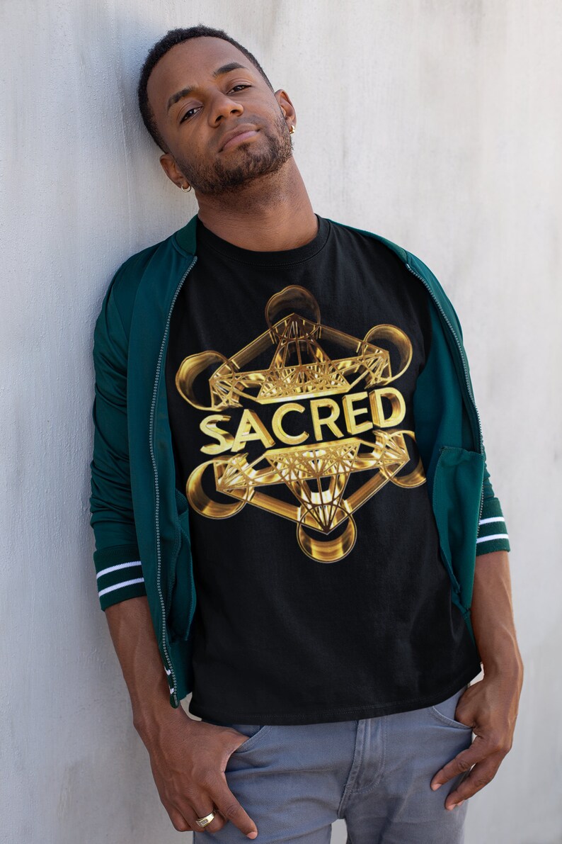 Sacred Geometry Shirt Metatrons Cube Tribe Spiritual Shaman | Etsy