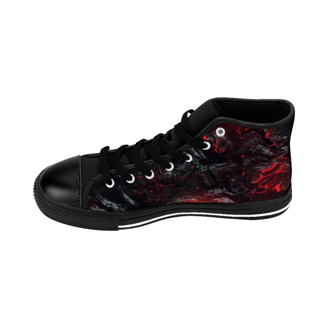 Mens Goth Shoes Gothic Vampire Costume Sneakers Smoldering - Etsy