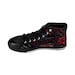 Mens Goth Shoes Gothic Vampire Costume Sneakers, Smoldering Molten Lava ...