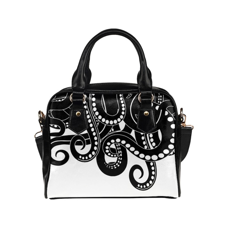 Goth Pirate Purse Squid Octopus Tentacles Handbag Alt Shoulder - Etsy