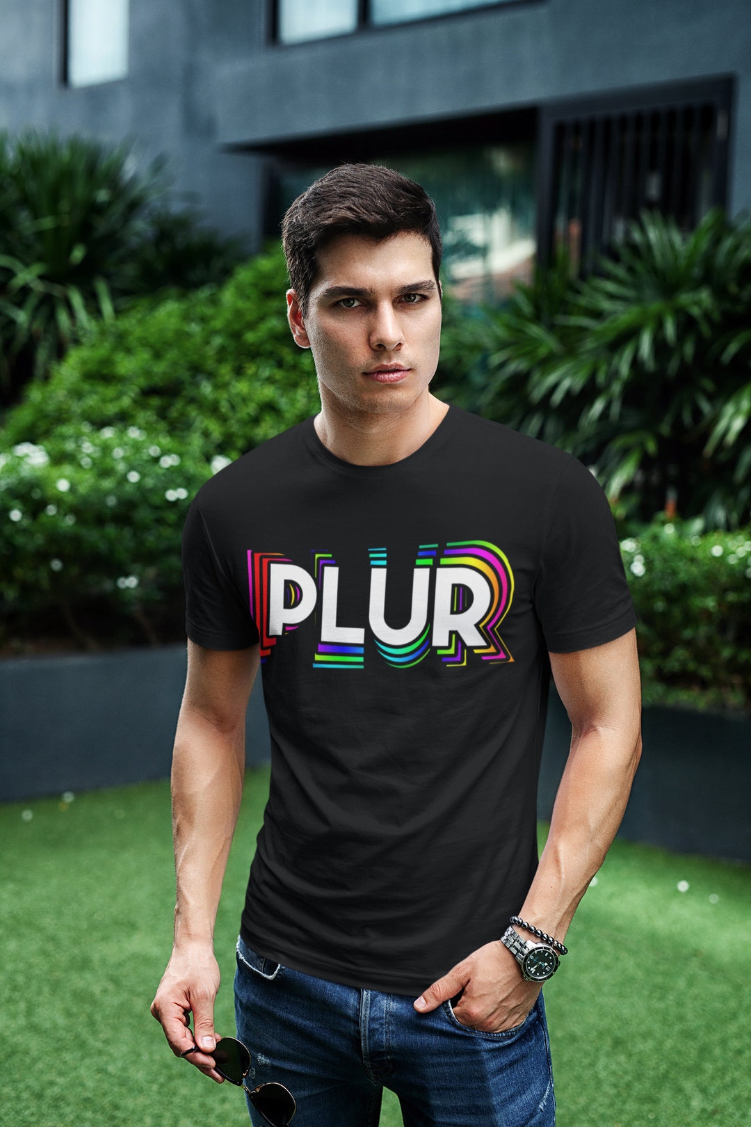 Plur Shirt Rave Kandi Edm Outfit Top Clothes Clothing Peace Love Unity ...