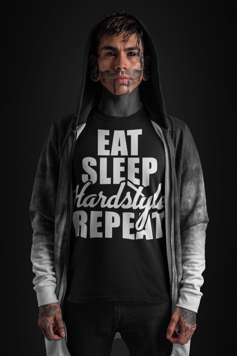 Eat Sleep Hardstyle Repeat Dj Shirt Rawstyle Tshirt Outfit - Etsy