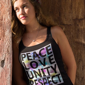 Plur Rave Tank Top Edm Shirt, Kandi Wear Raver Outfit, Peace Love Unity ...