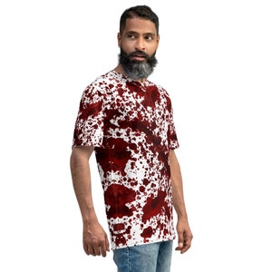 Blood Splattered Shirt Bloody Halloween Vampire Costume Stained ...