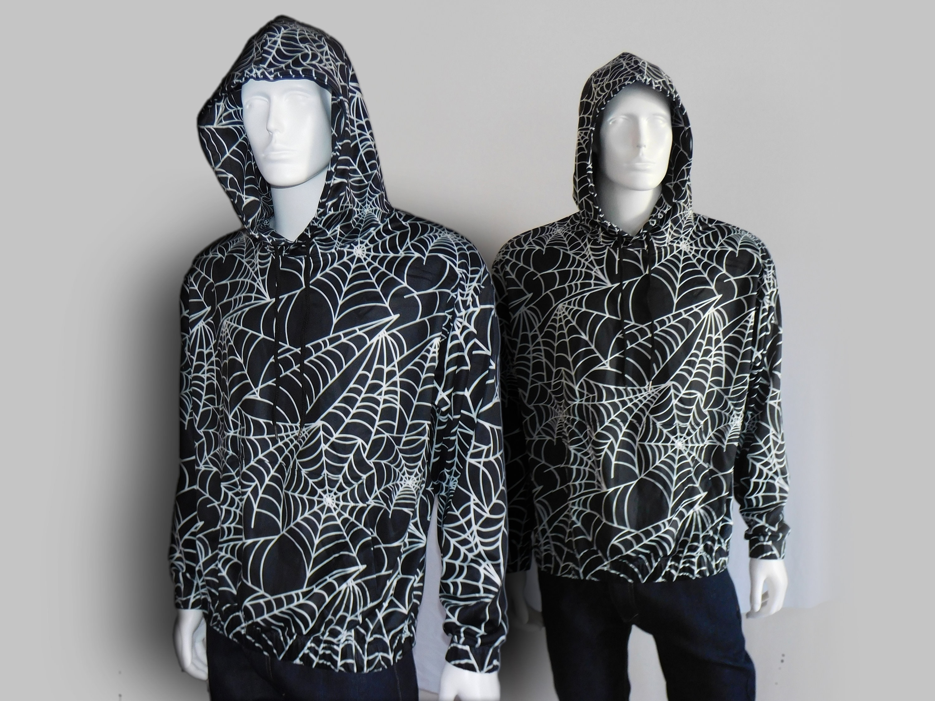 Spiderweb Hoodie Halloween Pullover Sweater Witches Goth Witchy Gothic ...