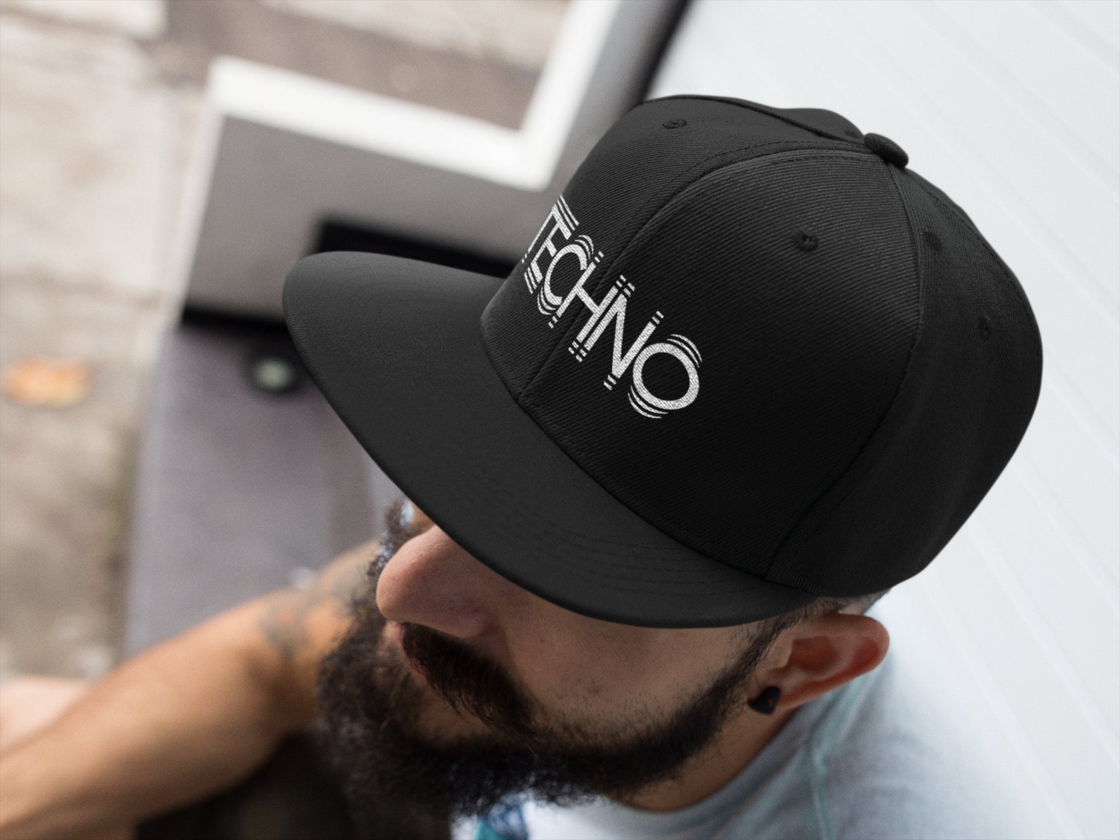 Techno Dj Hat Rave Edm Snapback Trippy Mens Festival Clothing Dj Wear ...