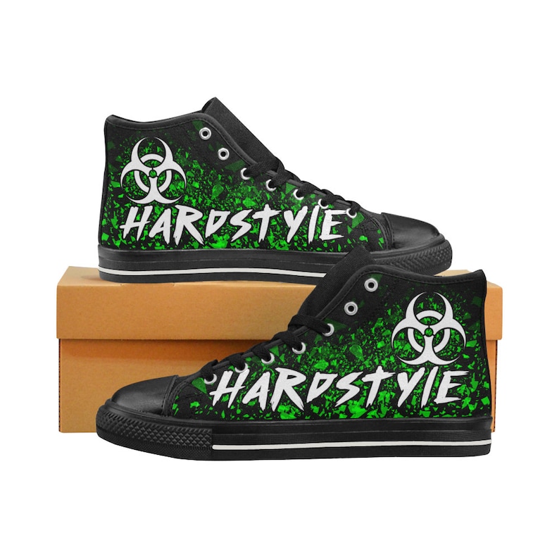 Hardstyle Shoes Biohazard Rave Sneakers Rawstyle Jumpstyle - Etsy
